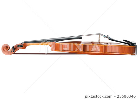 Violin musical equipment, side view - Stock Illustration [23596340] - PIXTA