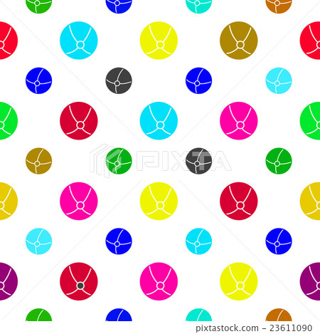 seamless pattern with ball - Stock Illustration [23611090] - PIXTA