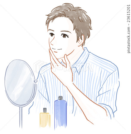 Image of male skin care - Stock Illustration [23615201] - PIXTA