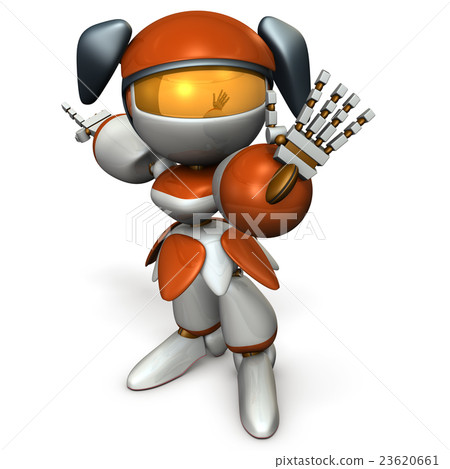Cute robot to reject something - Stock Illustration [23620661] - PIXTA