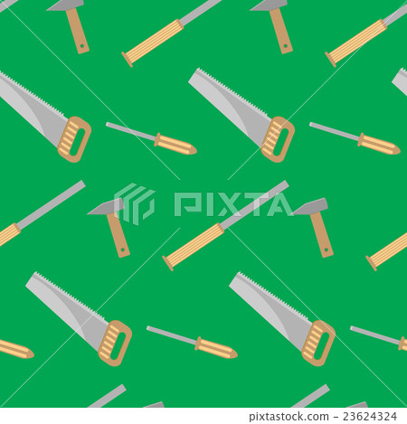 Tools for carpentry seamless pattern - Stock Illustration [23624324 ...