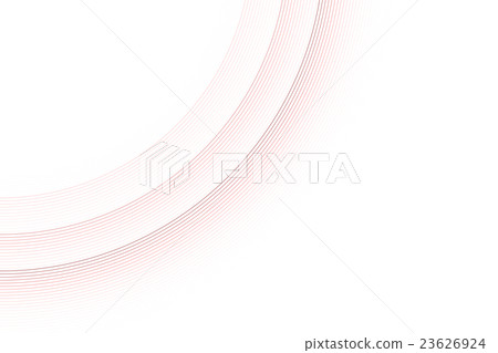 Wavy line _ Single _ Red _ 04 - Stock Illustration [23626924] - PIXTA