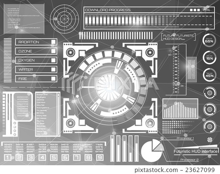 Abstract future, concept vector futuristic blue - Stock Illustration ...