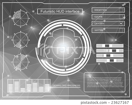 Abstract future, concept vector futuristic blue - Stock Illustration ...