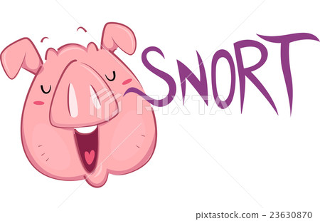 Pig Snort - Stock Illustration [23630870] - PIXTA