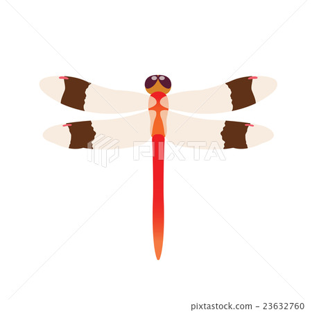 Red dragonfly - Stock Illustration [23632760] - PIXTA