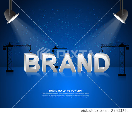 Design brand concept, building brand background - Stock Illustration ...