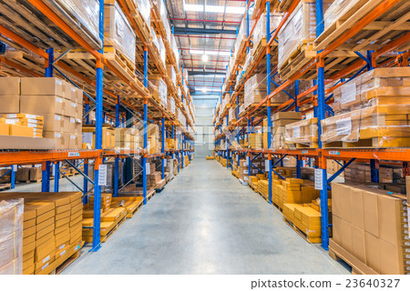 Logistics warehouse - Stock Photo [23640327] - PIXTA