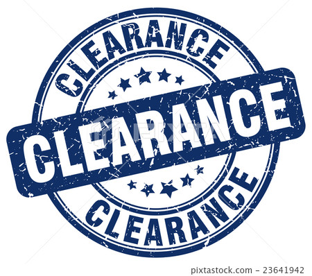 clearance blue grunge round vintage rubber stamp - Stock Illustration ...