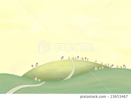 fairy tale, field, scenery - Stock Illustration [23653467] - PIXTA