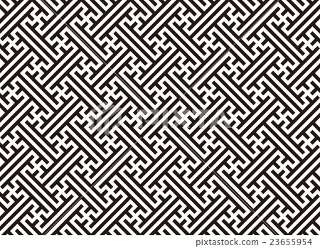 Japanese pattern "Saji pattern" - Stock Illustration [23655954] - PIXTA