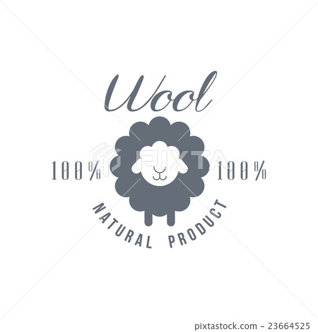 Natural Wool Product Logo Design - Stock Illustration [23664525] - PIXTA