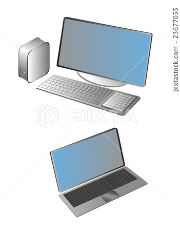 computer - Stock Illustration [23677055] - PIXTA