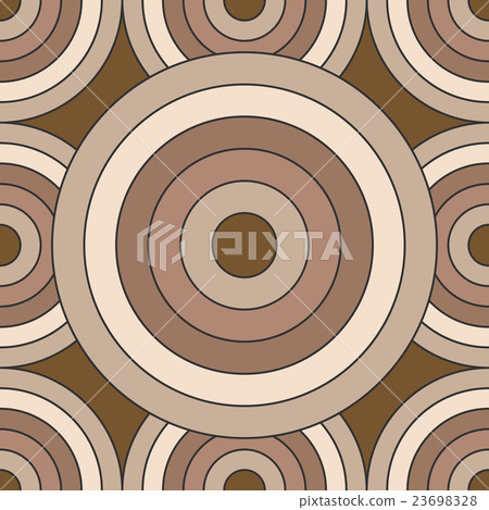 vector circular seamless pattern - Stock Illustration [23698328] - PIXTA