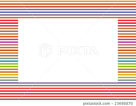 Striped frame - Stock Illustration [23698870] - PIXTA