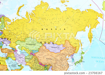World map · Russia - Stock Photo [23708167] - PIXTA