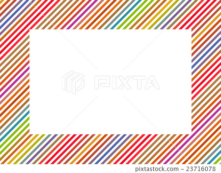 Striped frame - Stock Illustration [23716078] - PIXTA