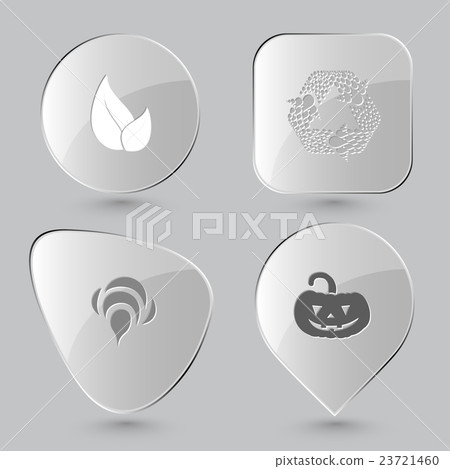 leaf, recycle symbol, bee, pumpkin. - Stock Illustration [23721460] - PIXTA