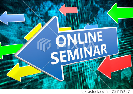 Online Seminar - Stock Illustration [23735267] - PIXTA