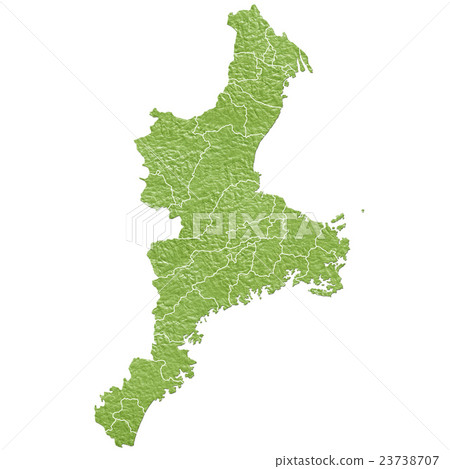 Mie Prefecture Map - Stock Illustration [23738707] - PIXTA