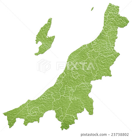 Niigata Prefecture Map - Stock Illustration [23738802] - PIXTA