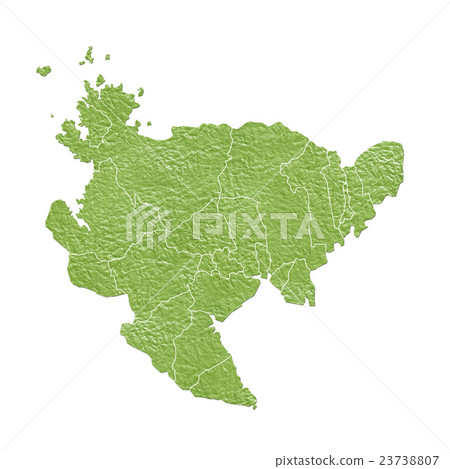 Saga Prefecture Map - Stock Illustration [23738807] - PIXTA