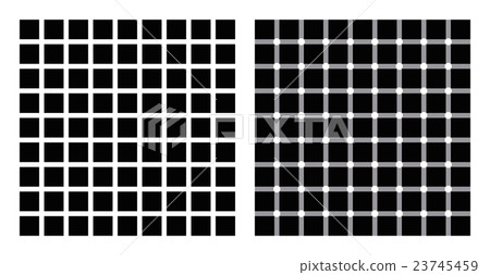Hermann grid and scintillating grid illusion-插圖素材 [23745459] - PIXTA圖庫
