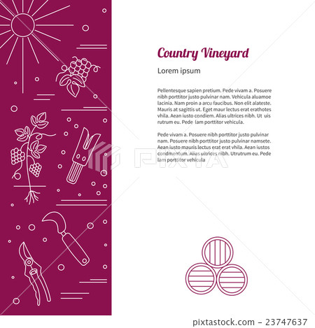 Winemaking, wine tasting graphic design concept - Stock Illustration ...