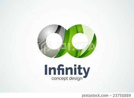 Abstract business company infinity logo template - Stock Illustration ...