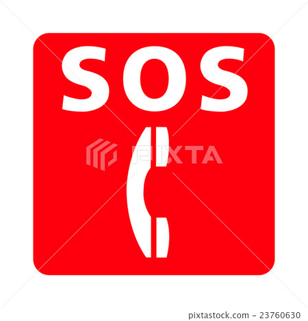 SOS mark - Stock Illustration [23760630] - PIXTA