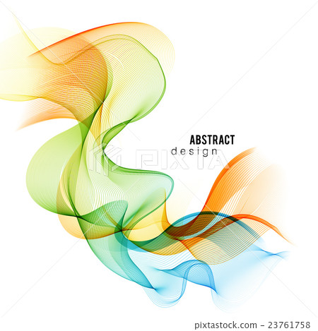 Colorful vector lines. Abstract background - Stock Illustration ...