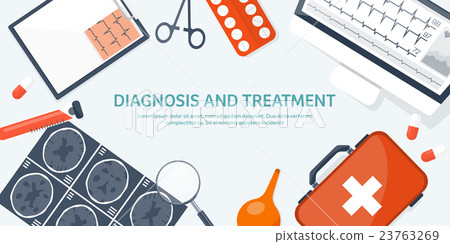 Medical flat background. Health care,first aid - Stock Illustration ...