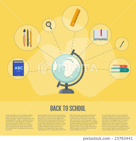Back to school infographics concept - Stock Illustration [23763441] - PIXTA