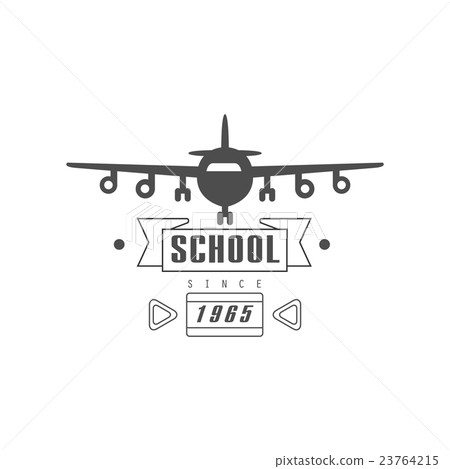 Flying School Emblem Design - Stock Illustration [23764215] - PIXTA