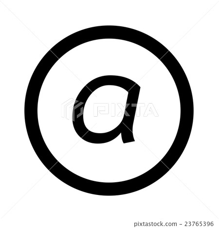 Basic font letter a icon Illustration design - Stock Illustration ...