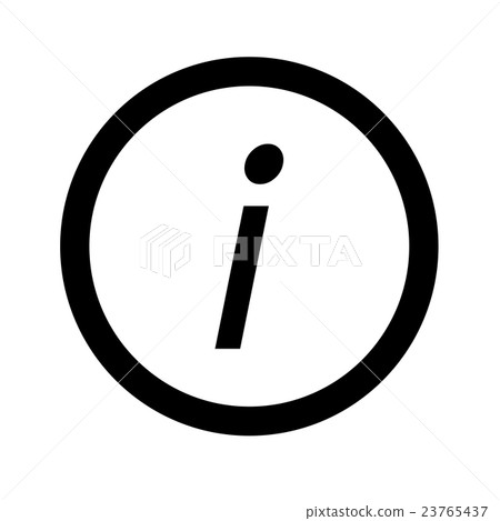 Basic font letter i icon Illustration design - Stock Illustration ...