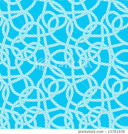 Seamless rope loops pattern - Stock Illustration [23781836] - PIXTA