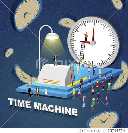 time machine concept - Stock Illustration [23795734] - PIXTA
