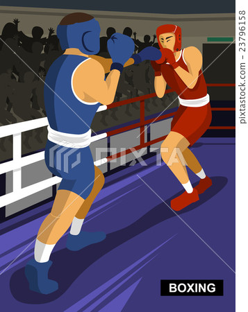 combat sport - boxing - Stock Illustration [23796158] - PIXTA