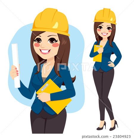 Woman Female Architect - Stock Illustration [23804923] - PIXTA