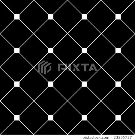 White Square Diamond Grid Black Background. - Stock Illustration ...