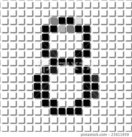 Eight. Simple black squares in number eight - Stock Illustration ...