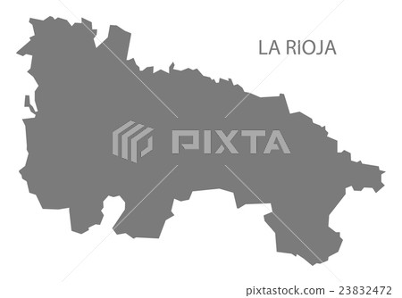 La Rioja Spain Map grey - Stock Illustration [23832472] - PIXTA