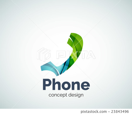 Retro phone logo template - Stock Illustration [23843496] - PIXTA