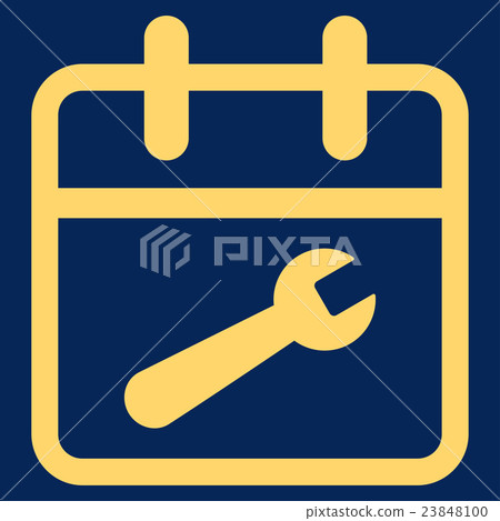 Service Date Icon - Stock Illustration [23848100] - PIXTA