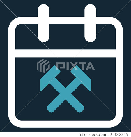 Working Day Icon - Stock Illustration [23848295] - PIXTA