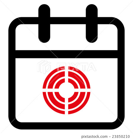 Target Date Icon - Stock Illustration [23850210] - PIXTA