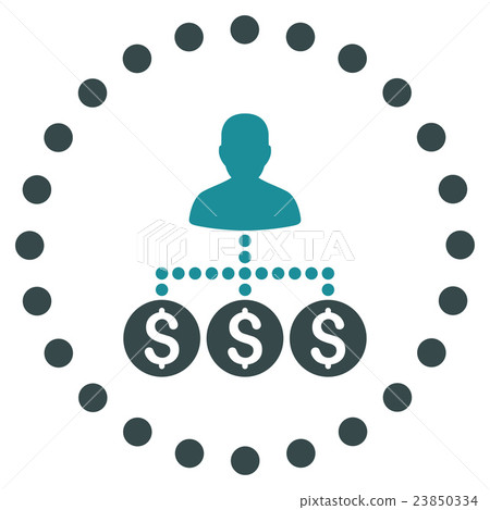 Money Collector Icon - Stock Illustration [23850334] - PIXTA