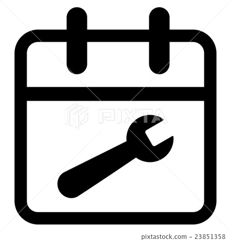 Service Day Icon - Stock Illustration [23851358] - PIXTA