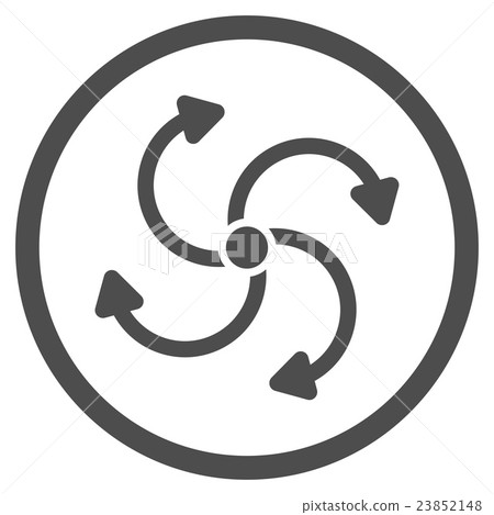 Fan Rotation Icon - Stock Illustration [23852148] - PIXTA